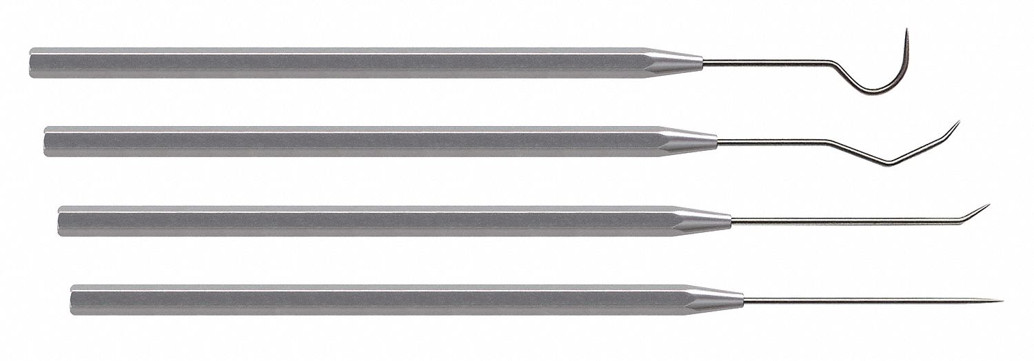MOODY TOOL PRECISION PROBE SET,10MM,4PC - Scribers and Probes ...