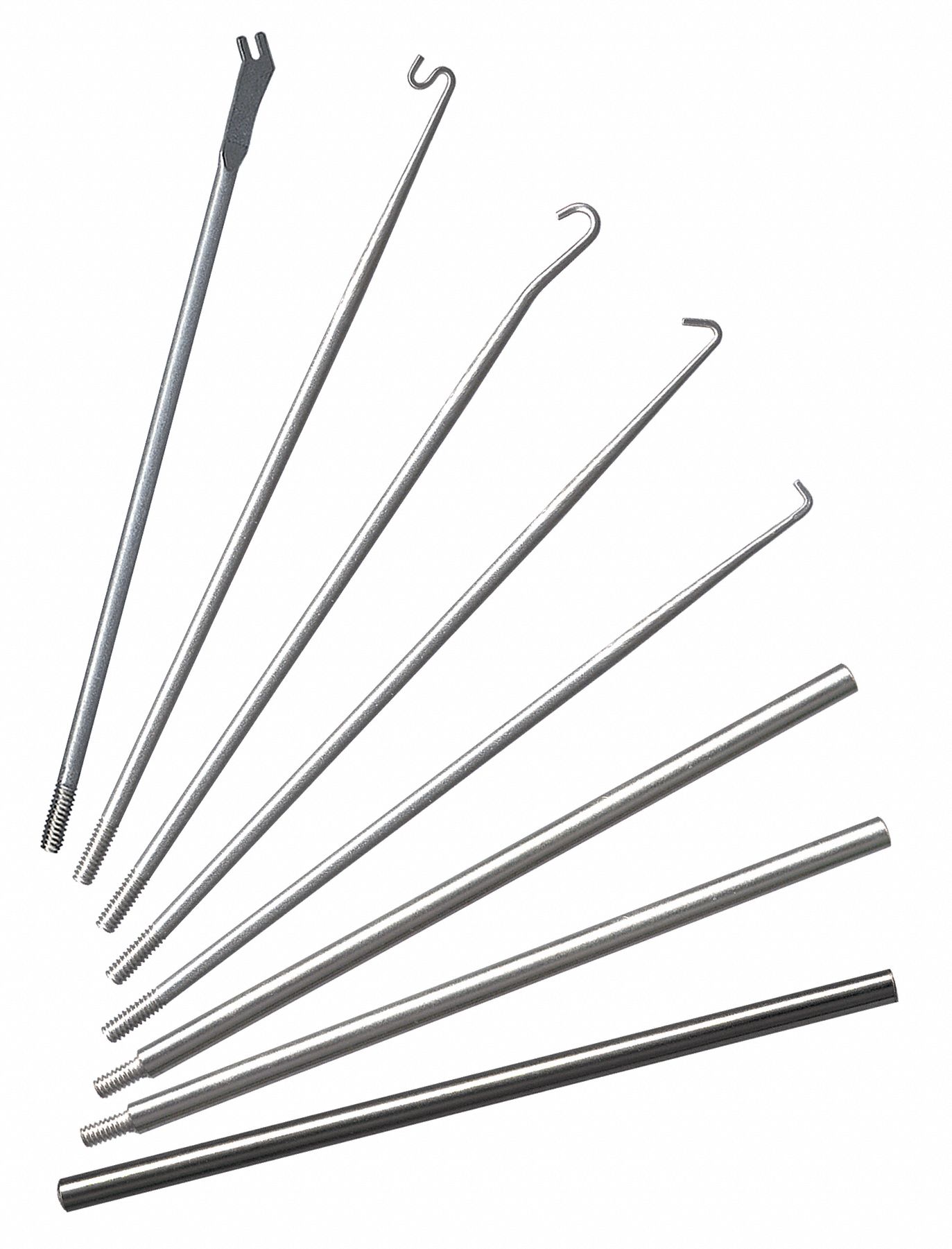 MOODY TOOL, Steel, Angle/Hook/Push/Pull, Spring Tool Set - 6LEP7|55 ...