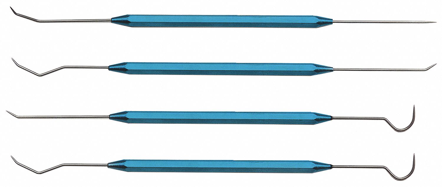 MOODY TOOL, Stainless Steel, Double End Hook/Pick Set - 6LEP9|55-1945 ...