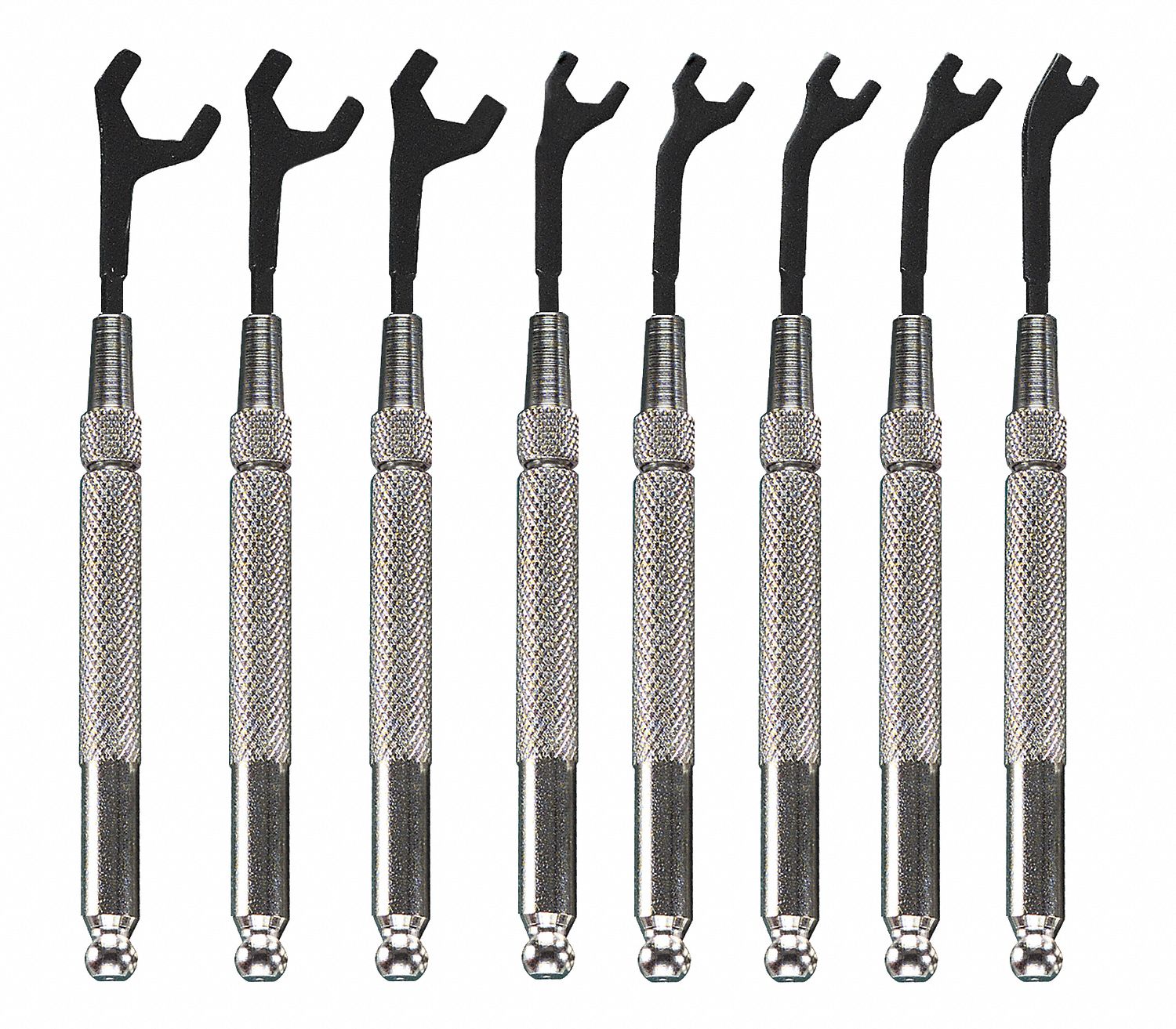 MOODY TOOL, Alloy Steel, Steel Plated, Open End Wrench Set - 6LER8|58 ...