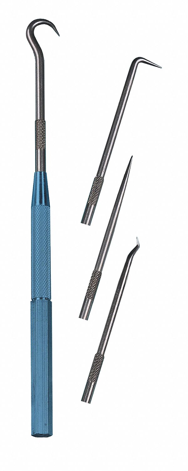 MOODY TOOL, ESD-Safe, 90° Angle/Curved/Straight, Scriber/Pick Set ...