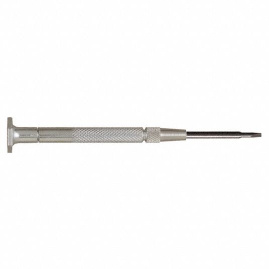 Screwdriver, Tip Size 2.0mm, Keystone Slotted, Overall Length 4 in ...