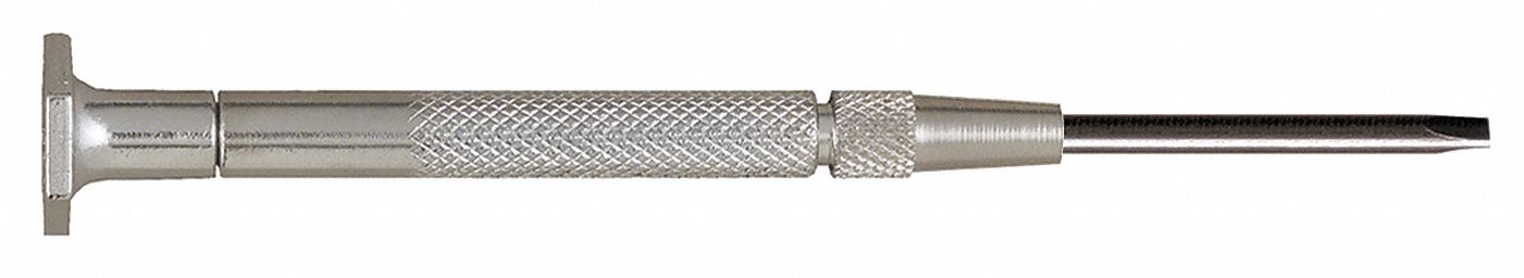 Screwdriver, Tip Size 2.5 mm, Keystone Slotted, Overall Length 4 in ...