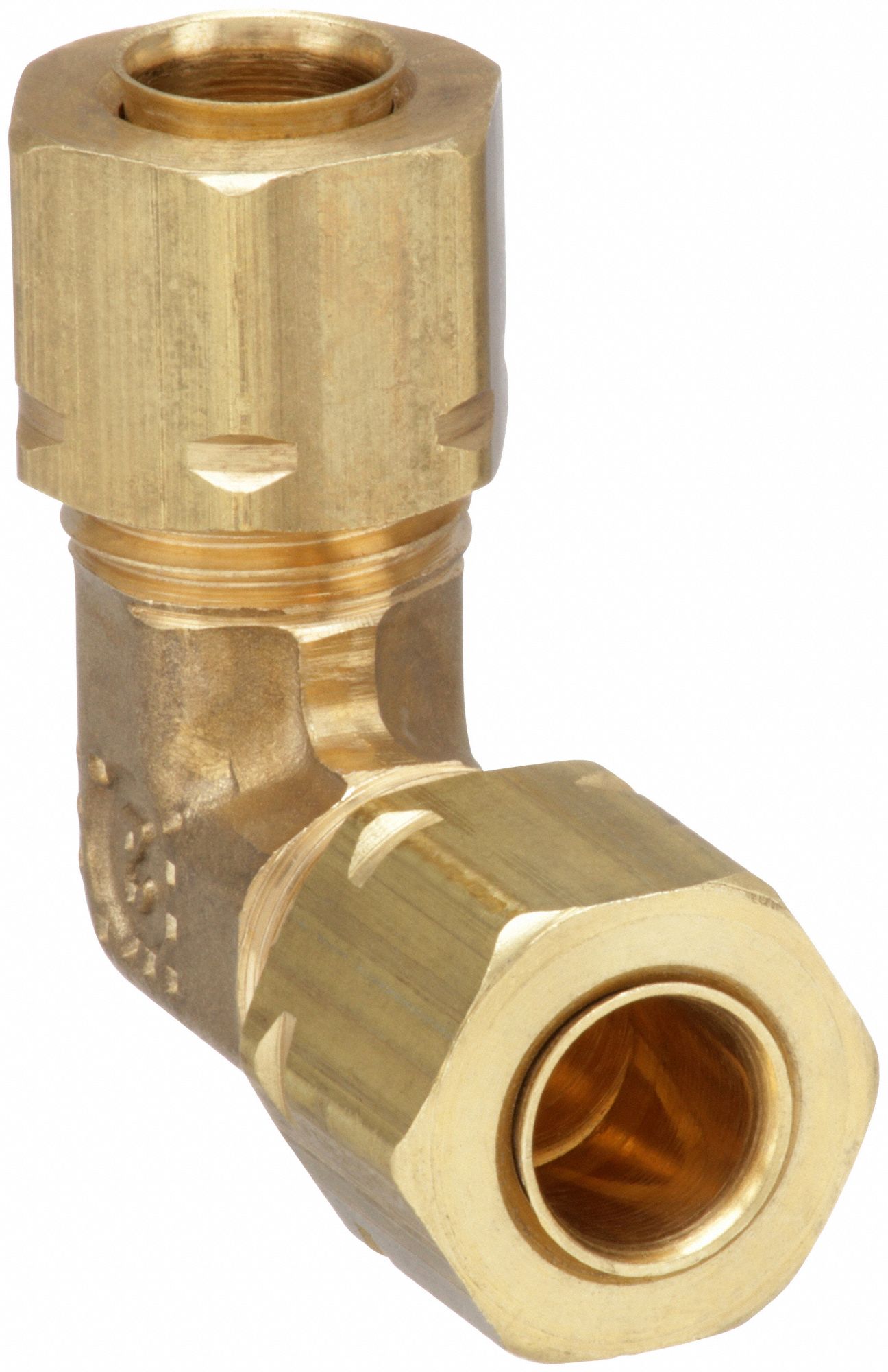 PARKER, 1/4 in OD x 1/4 in OD Fitting Size, Compression x Compression ...