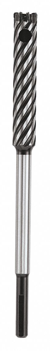 BOSCH Rebar Cutter: 3/4 in Drill Bit Size, 10 in Max Drilling Dp, 12 in ...