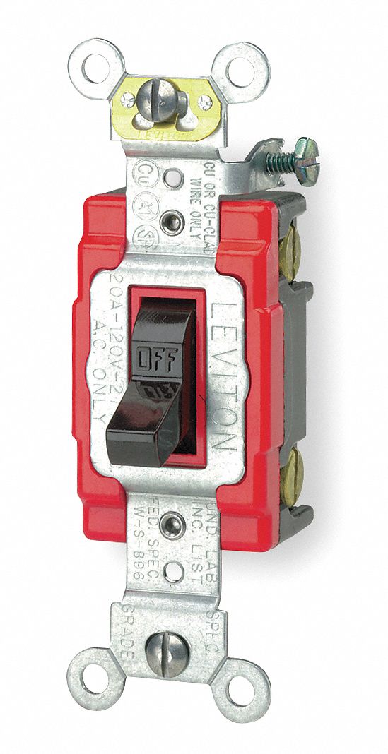 Wall Switch, 1-Pole, Maintained, Toggle - Grainger