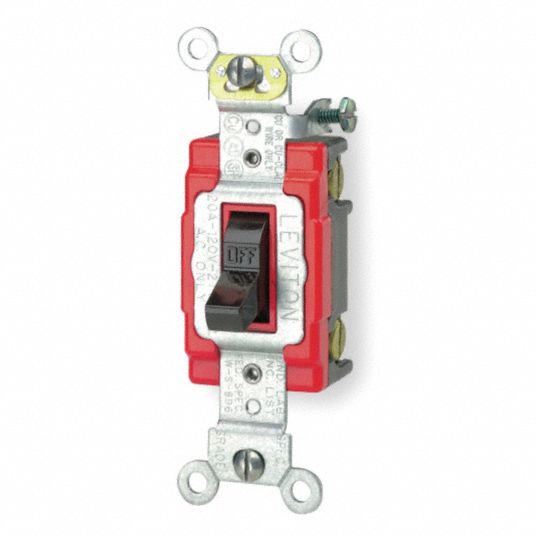 Wall Swtch,1-Pole,120/277V,20A,Brn,Toggl - Grainger