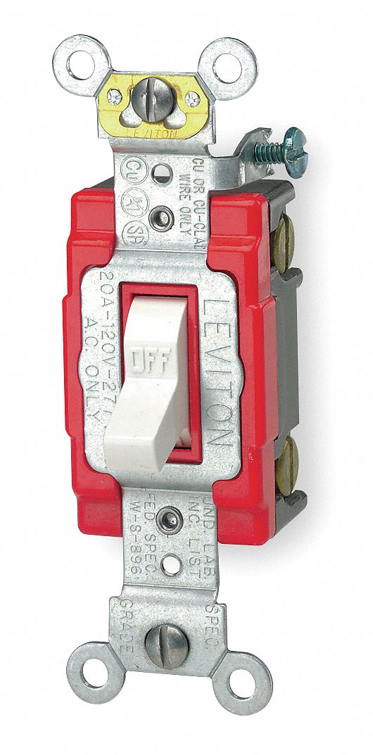 Wall Switch, 1-Pole, Maintained, Toggle - Grainger