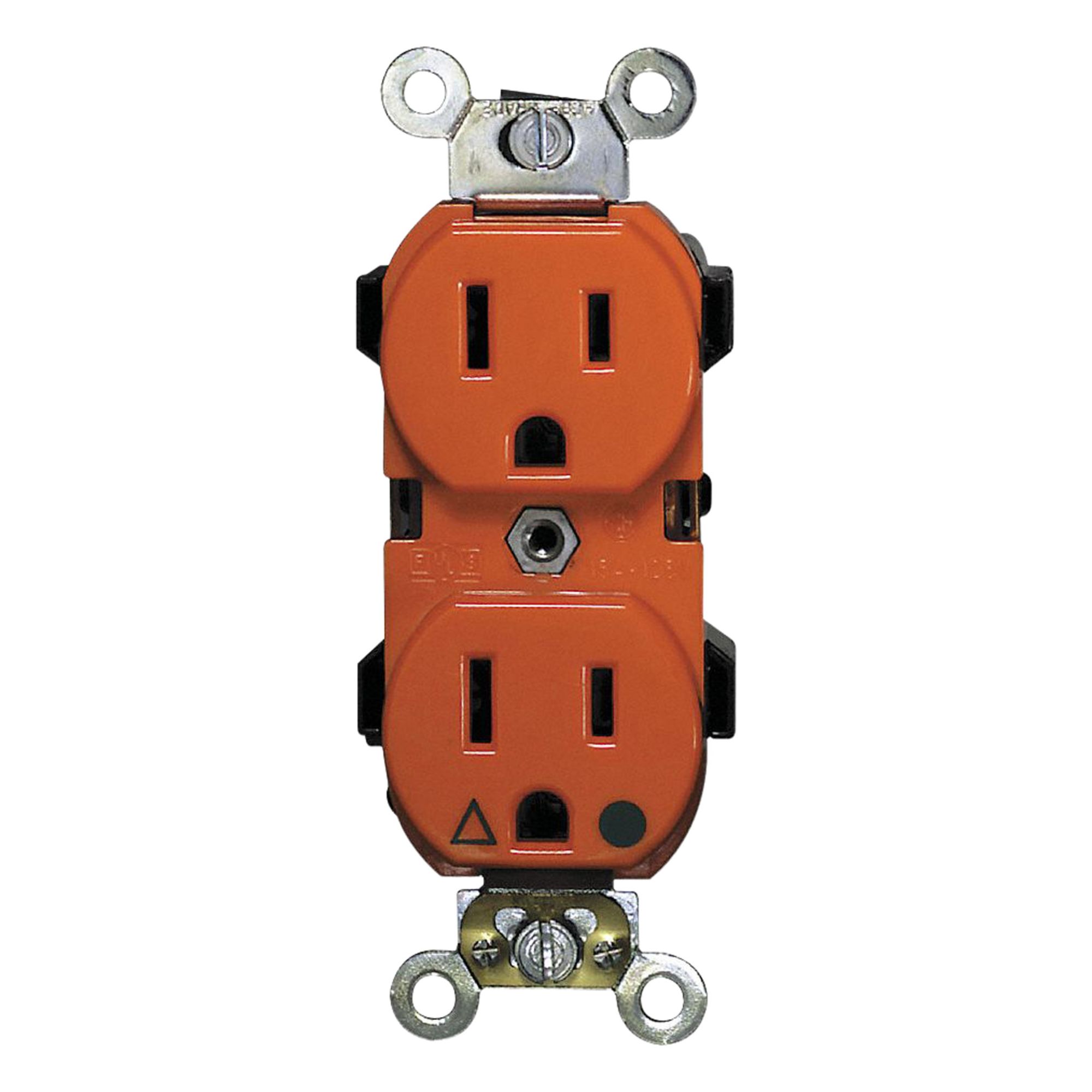 LEVITON Receptáculo con Puesto a Tierra Aislado,125VCA,15 Amperes ...