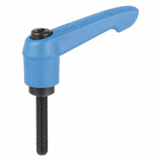 KIPP, Plastic w/ Steel Thread, #10-32 Thread, Adjustable Handle - 6LRK2 ...