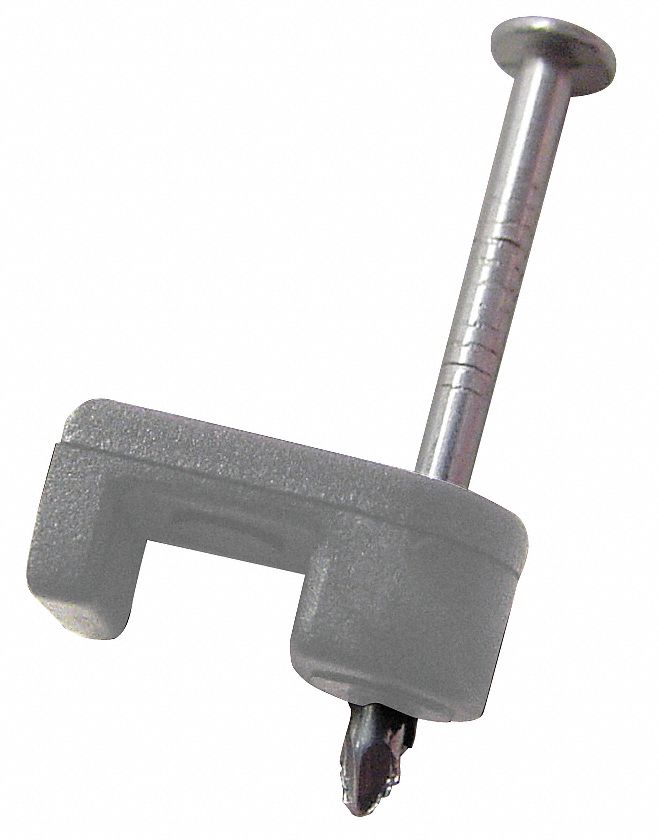 GARDNER BENDER Cable Staple, 7/16In, Plastic, Coaxial, Pk15 - 6LVJ0|PSG ...