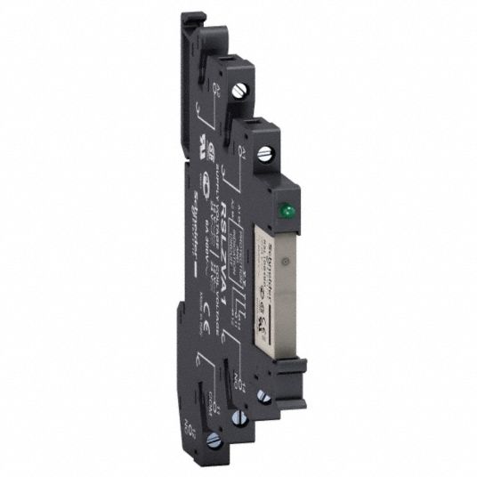 Slim Interface Relay, 48V DC Coil Volts, 48 V AC/DC Socket Supply ...