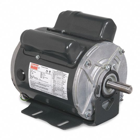 Agricultural Fan Motor, 1 HP, Capacitor-Start/Run, Nameplate RPM 1725 ...