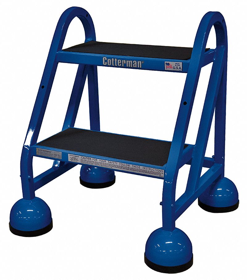 Rolling Ladder,Welded,Platform 18In H - Grainger