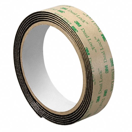 3M DUAL LOCK, Roll, Black, Hook-and-Loop Fastener - 16U584|1-10-SJ4575 ...