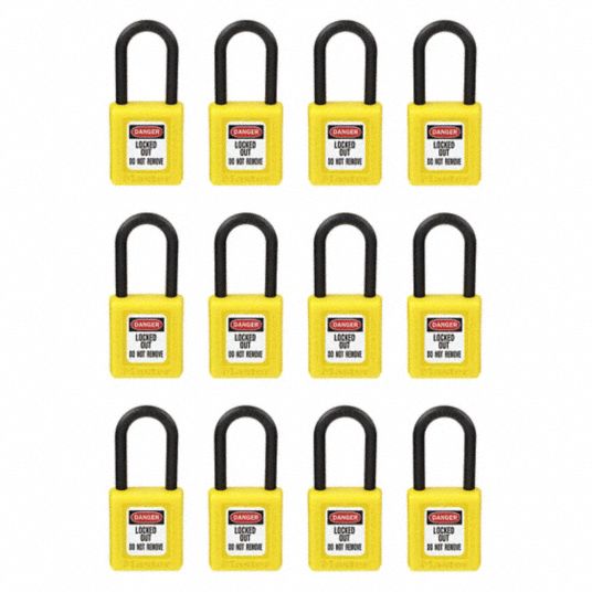 MASTER LOCK, Keyed Alike, Thermoplastic, Lockout Padlock - 6MCE2 ...