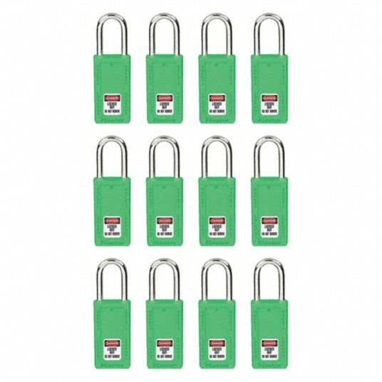 MASTER LOCK, Keyed Alike, Thermoplastic, Lockout Padlock - 6MCG1 ...