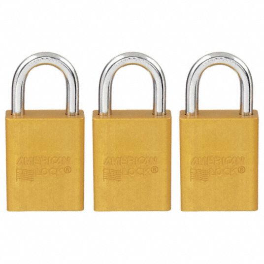 AMERICAN LOCK, Keyed Alike, Aluminum, Lockout Padlock - 6MCK3 ...