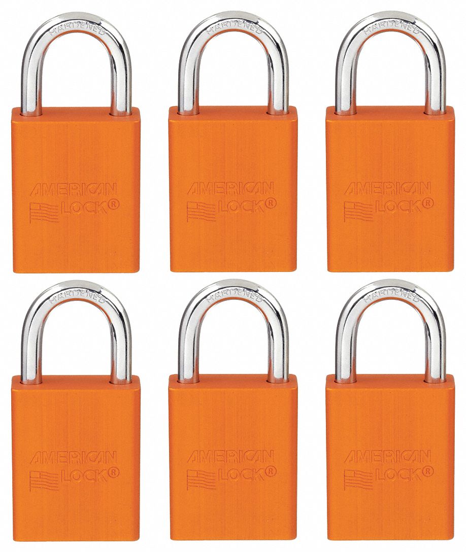 AMERICAN LOCK, Keyed Alike, Aluminum, Lockout Padlock - 6MCK9 ...