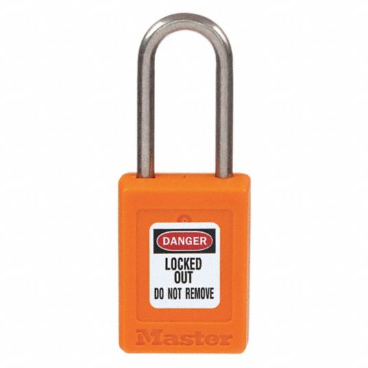 MASTER LOCK, Keyed Different, Thermoplastic, Lockout Padlock - 6MCR8 ...