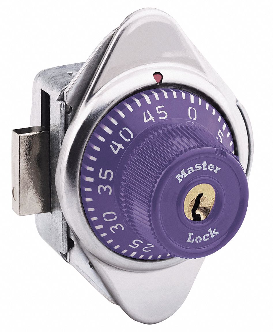Built In Locker Lock,Automatic,Purple - Grainger