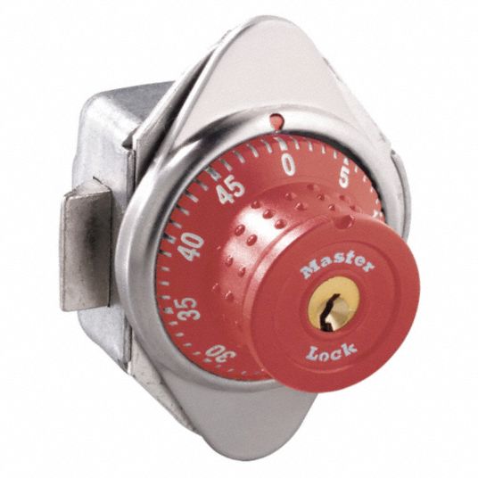 Built In Locker Lock,Automatic,Red - Grainger