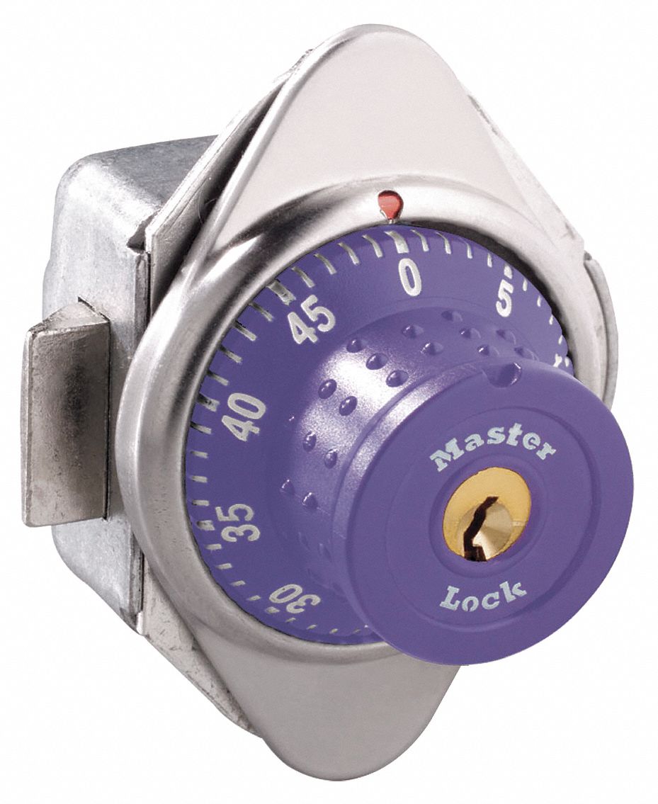 Built In Locker Lock,Automatic,Purple - Grainger