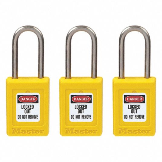 MASTER LOCK, Keyed Alike, Thermoplastic, Lockout Padlock - 6MCX8 ...
