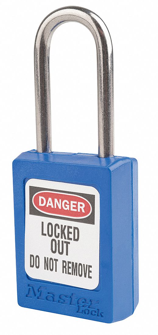 MASTER LOCK Candado de Bloqueo Azul con 2 llaves Igual - Candados con ...