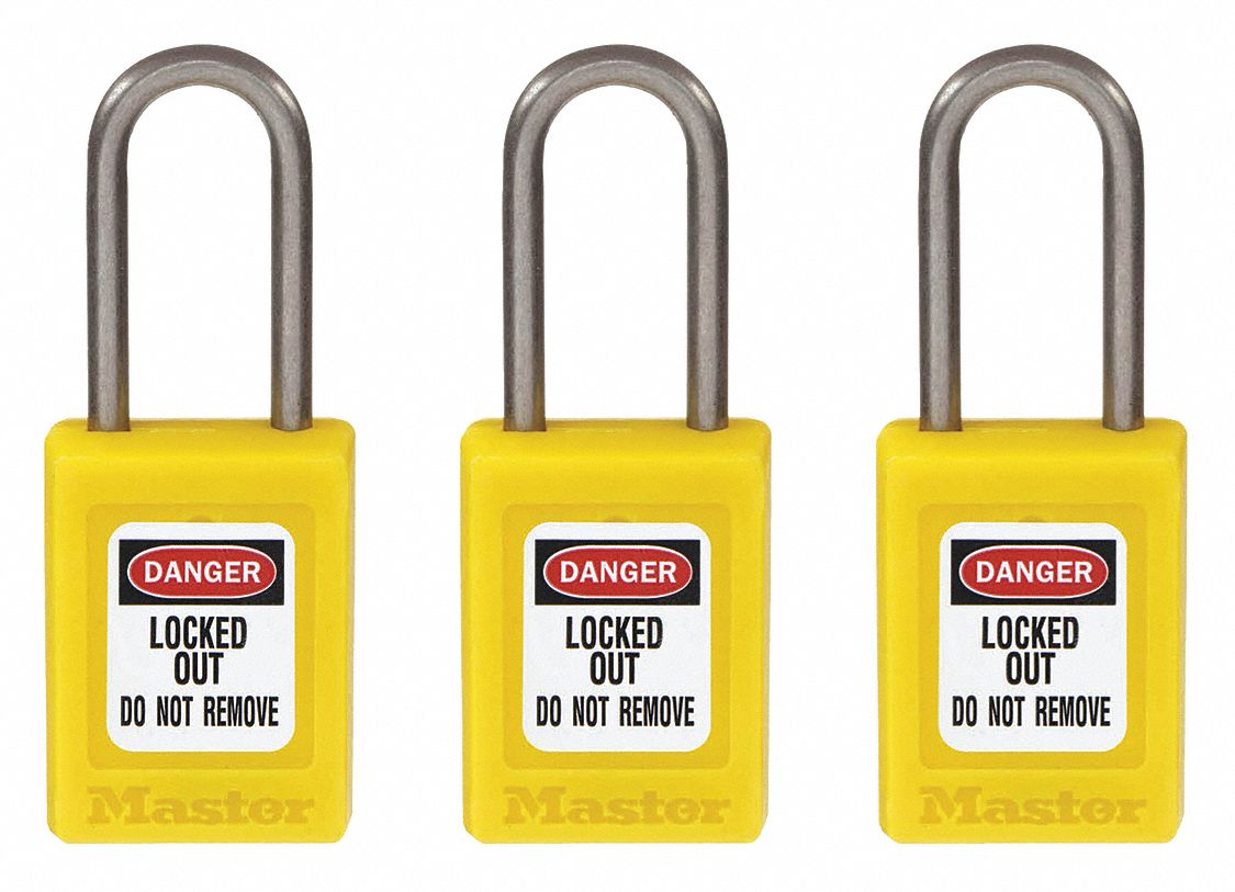 MASTER LOCK, Keyed Alike, Thermoplastic, Lockout Padlock - 6MDA5 ...