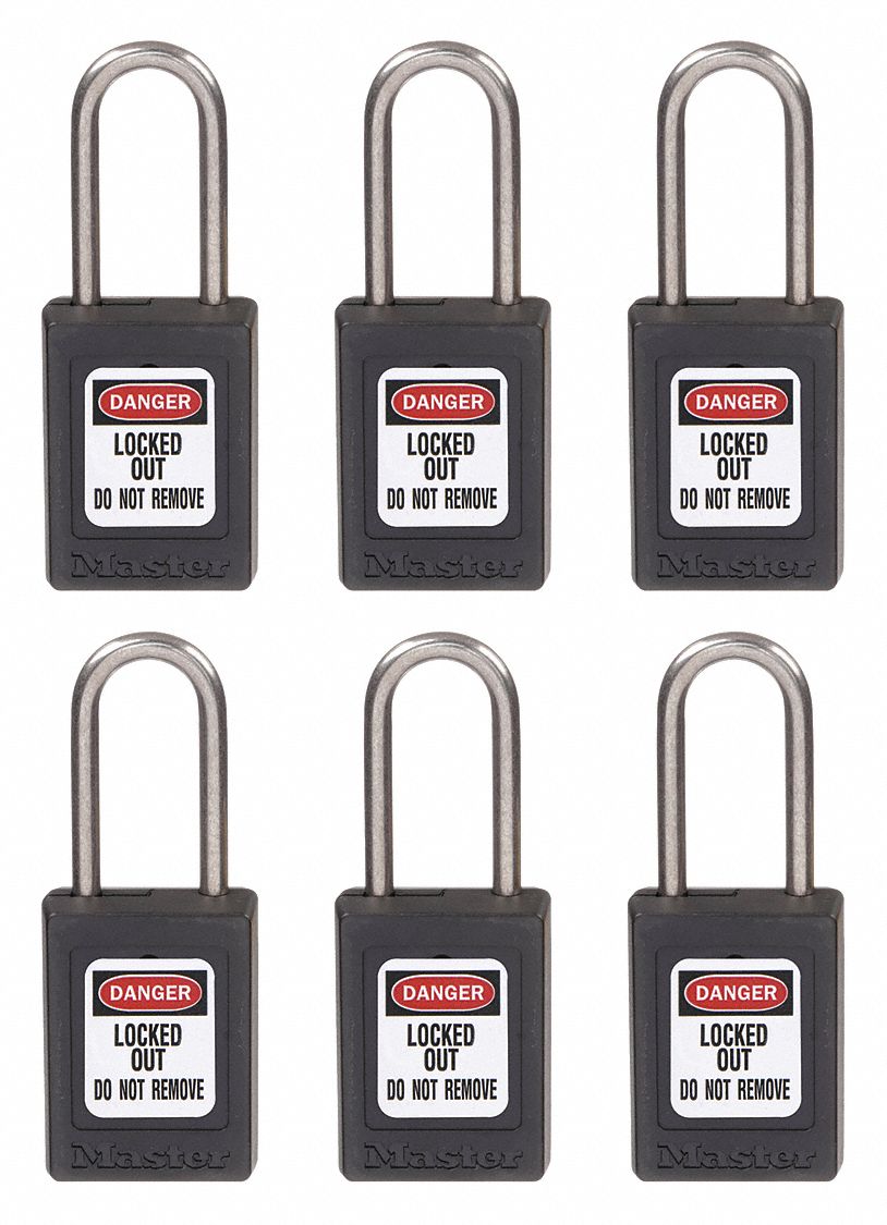 MASTER LOCK, Keyed Alike, Thermoplastic, Lockout Padlock - 6MDA7 ...