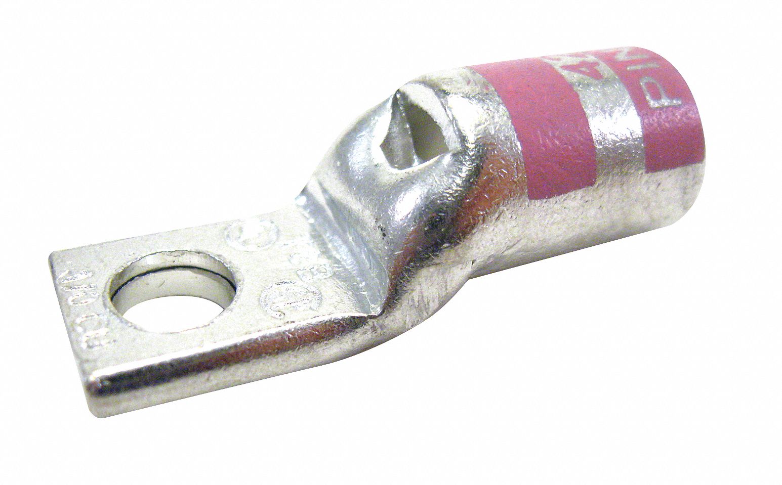 THOMAS & BETTS One-Hole Lug Compression Connector: 1/0 Cable Size, Pink ...