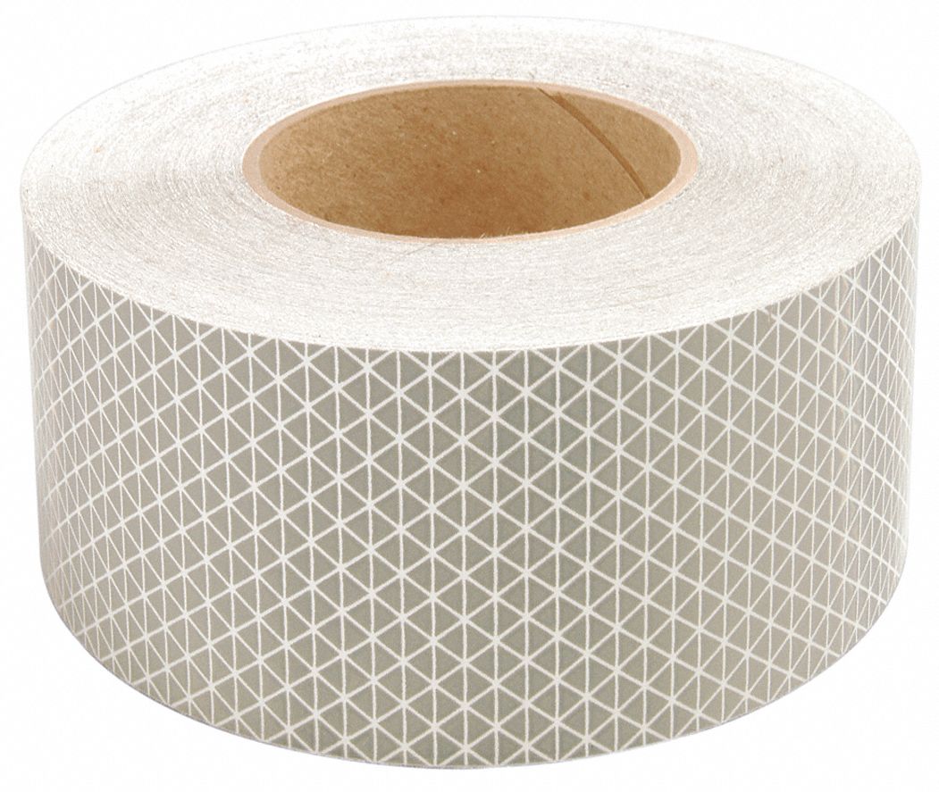 Reflective Strip, 5 yr, 4 in Width, 150 ft Length, PK 7 - Grainger