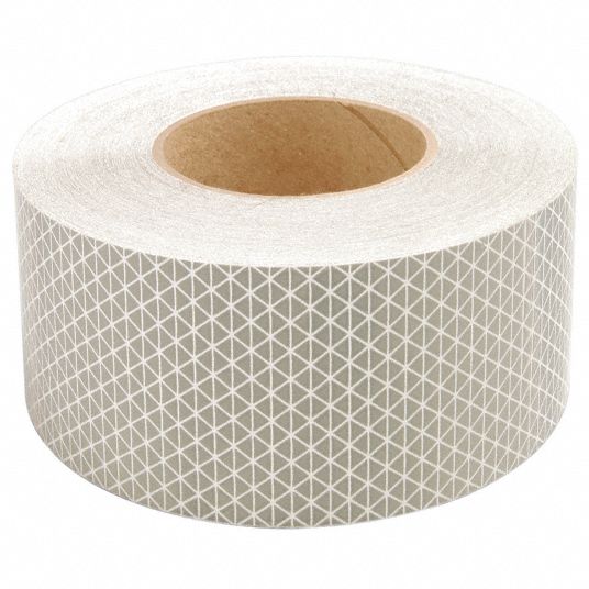 Reflective Strip, 5 yr, 4 in Width, 150 ft Length, PK 7 - Grainger