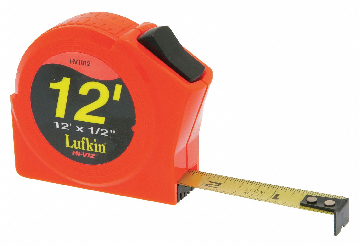 CRESCENT LUFKIN 12 ft. Steel Tape Measure, Orange - 6MGT4|HV1012 - Grainger