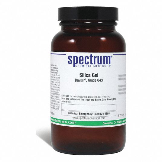 Lab, 100 g, Silica Gel - Grade 643 - 200-425 Mesh - 6MLN8|SIL66-100GM ...