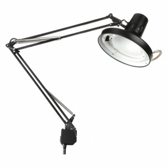 LUMAPRO, Fluorescent, 18 in Arm Reach, Articulating Arm Task Light ...