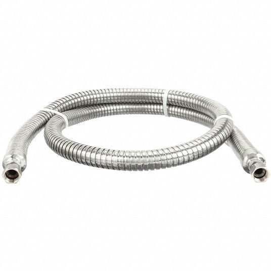 1/2 in Hose Inside Dia., 4 ft Hose Lg, Cryogenic Hose Assembly - 6MP53 ...