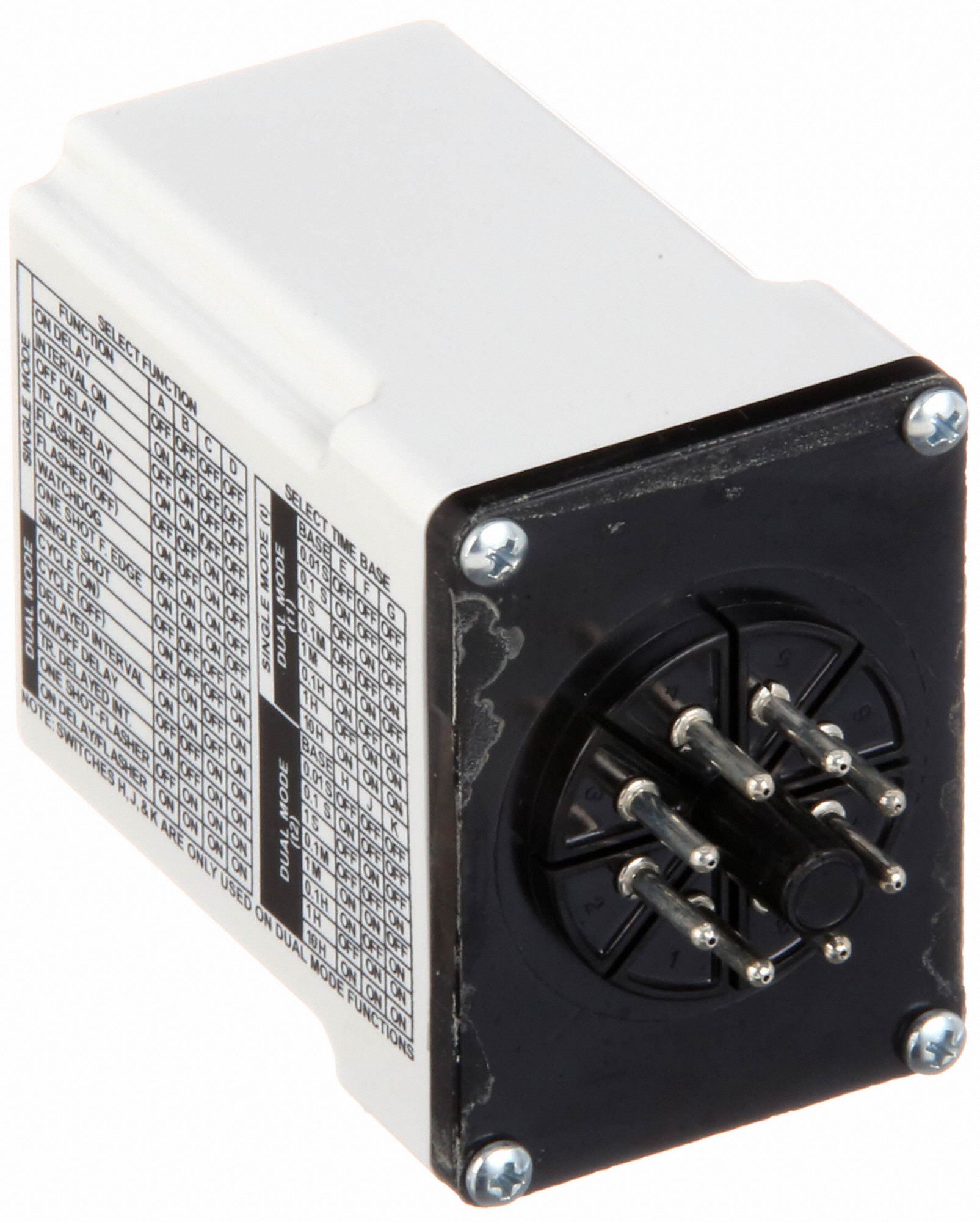 Macromatic Multi Function Timing Relay 240v Ac 10a 240v 8 Pins Spdt 6mpp5 Td 88161