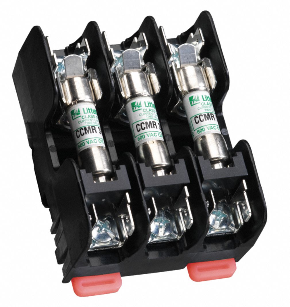 LITTELFUSE Fuse Block Fuse UL Class CC 6MUX4 L60030C 3SQDINR Grainger