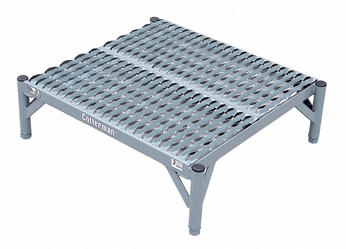 COTTERMAN, 8 in Platform Ht - Max, 24 in Platform Wd, Work Platform ...