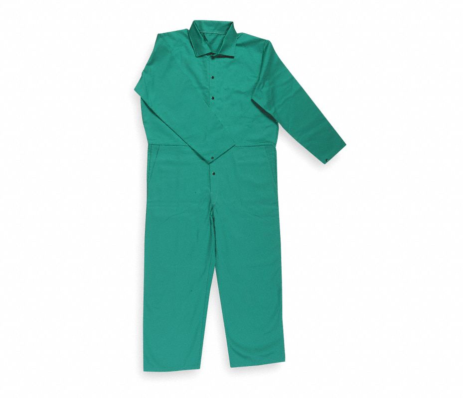 CONDOR Overol Resistente Fuego,XG,Verde - Overoles Completos de Algodón ...