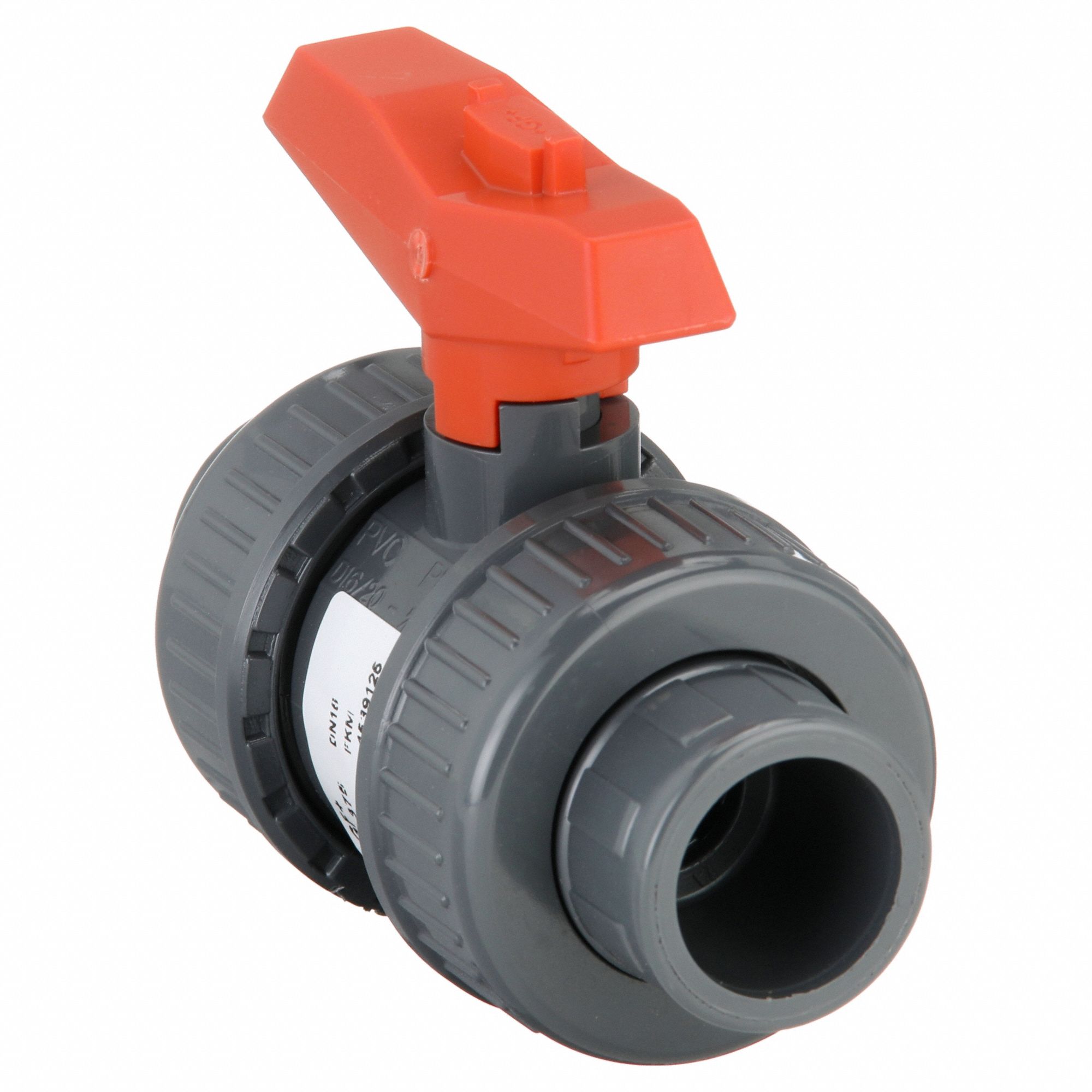 GF PIPING SYSTEMS, 1/2 in, PVC, Manual Two-Way Ball Valve - 6NC66 ...