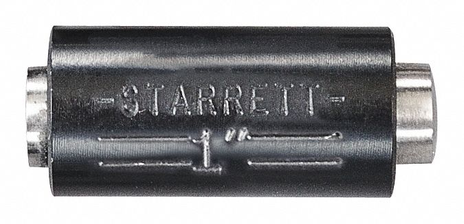 STARRETT MICROMETER SETTING STANDARD, INCH, 1 PIECES, 1 IN L, 1 IN ...