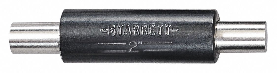 STARRETT MICROMETER SETTING STANDARD, INCH, 1 PIECES, 2 IN L, 2 IN ...