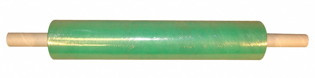 GRAINGER APPROVED STRETCH WRAP,GREEN,1000 FT. L,20" W - Stretch Wrap ...