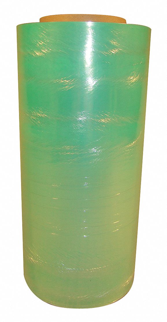 GRAINGER APPROVED STRETCH WRAP,GREEN,1500 FT. L,12" W - Stretch Wrap ...