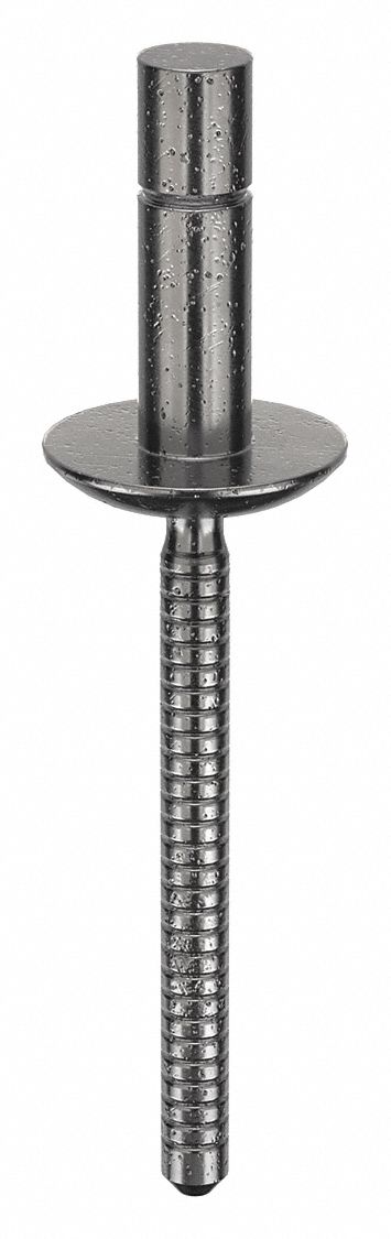 Inch, 1 45/64 in Overall Lg, Blind Rivet,1.706" L,0.1875" dia,PK25 ...