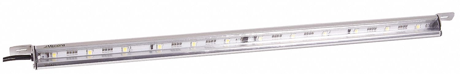Undercarriage Cargo Light, White Rectangular, Hardwired, LED, Width: 1 ...