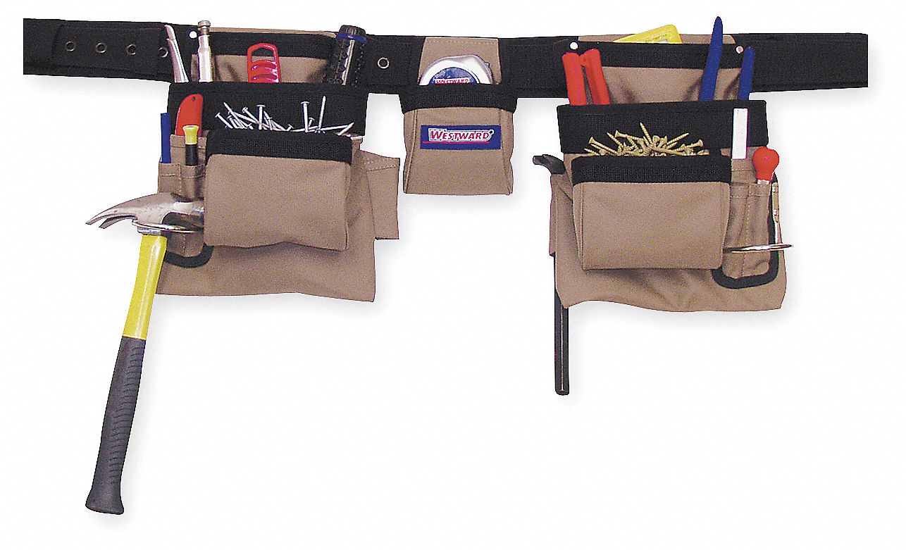 Carpenters Tool Rig, 600 Denier Polyester - Grainger